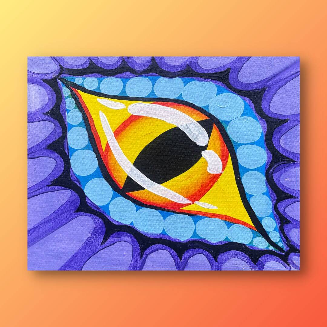 Dragon Eye Drawing