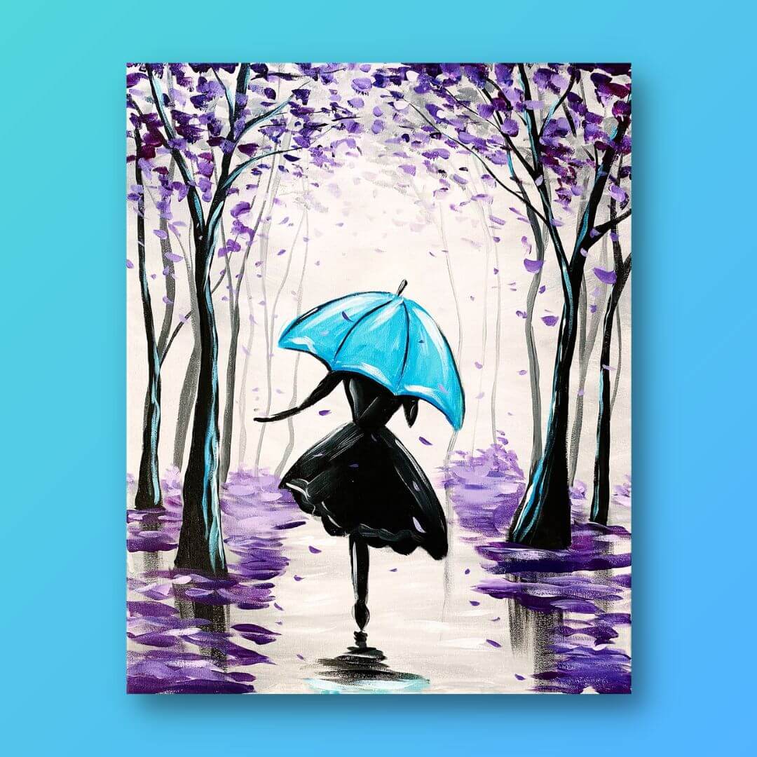 Under My Umbrella Painting Kit – Painting to Gogh