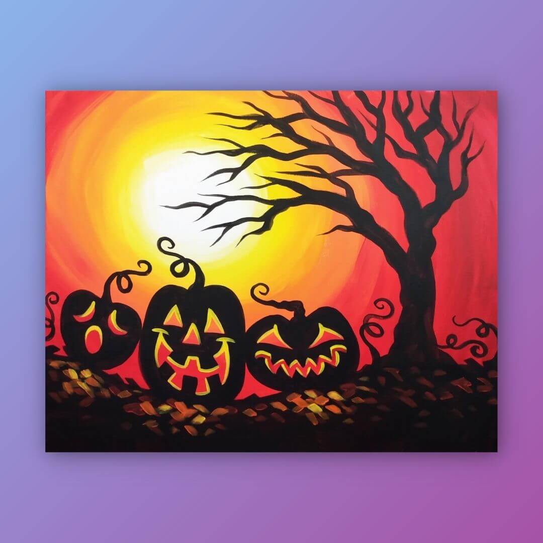 Halloween Acrylic Paintings – Painting to Gogh