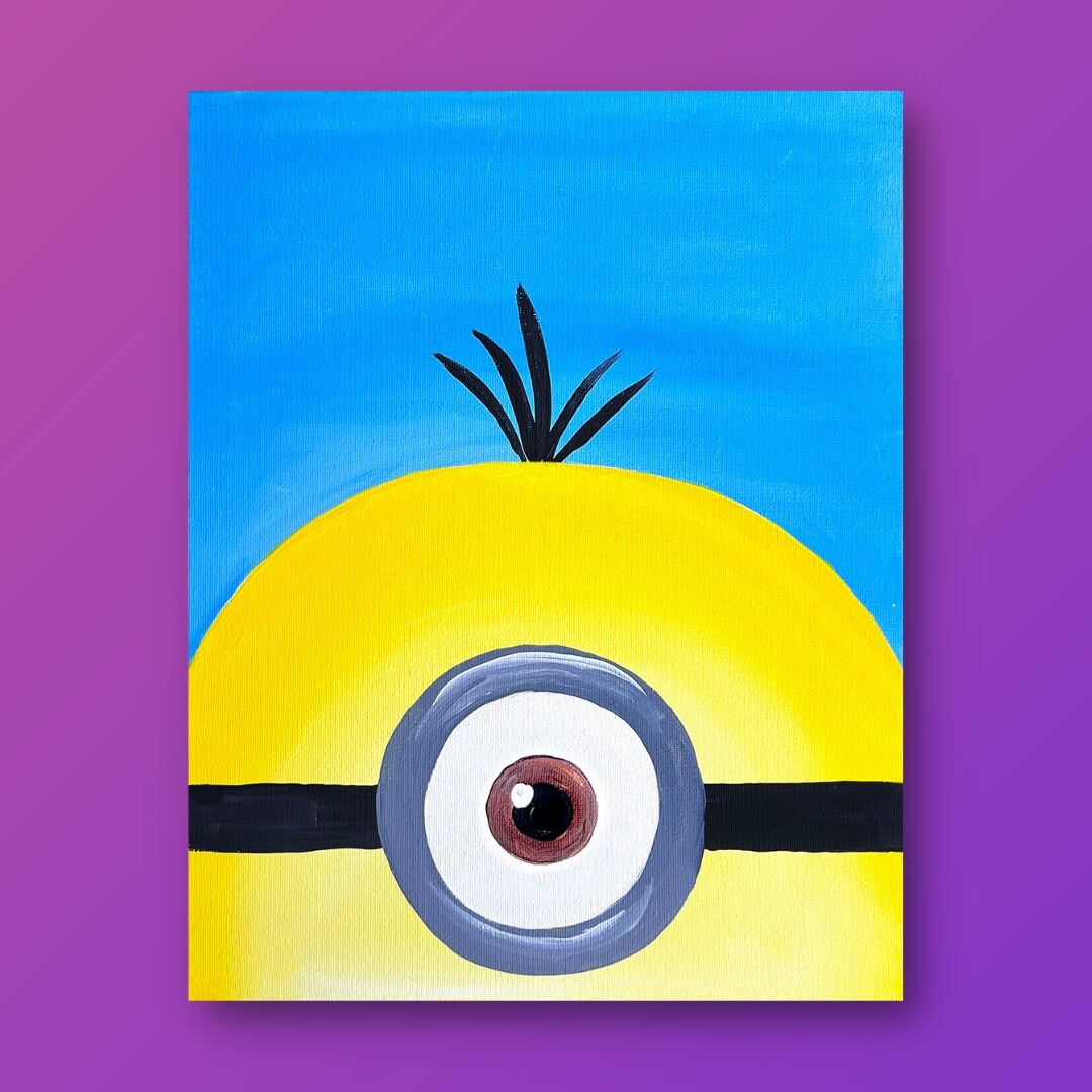 Minion Canvas Painting Ideas