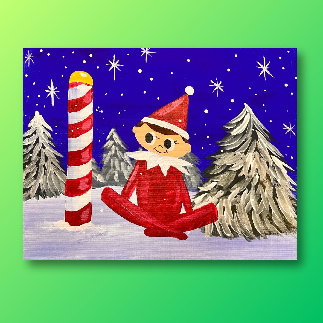 Elfie at the North Pole Kids Painting Kit – Painting to Gogh