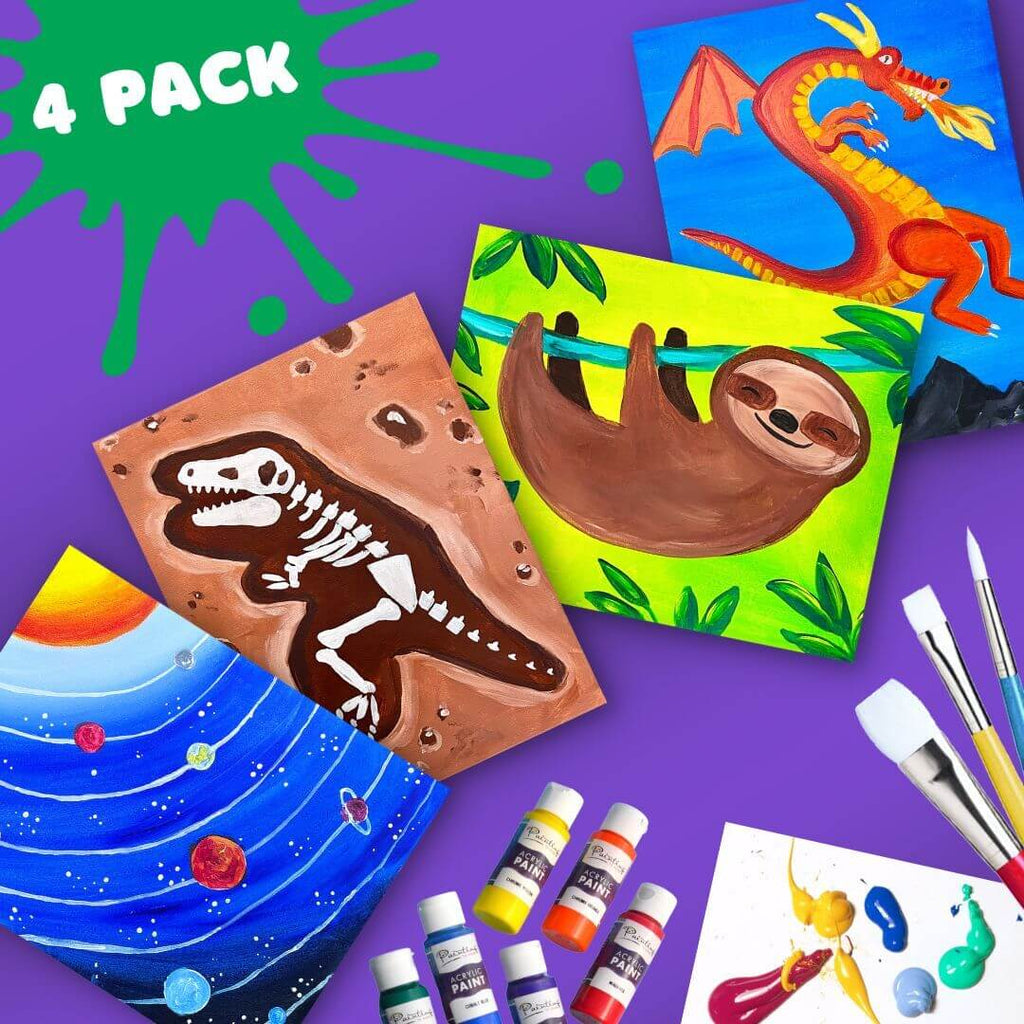 Epic Adventure Kids Acrylic Painting Bundle – Painting to Gogh
