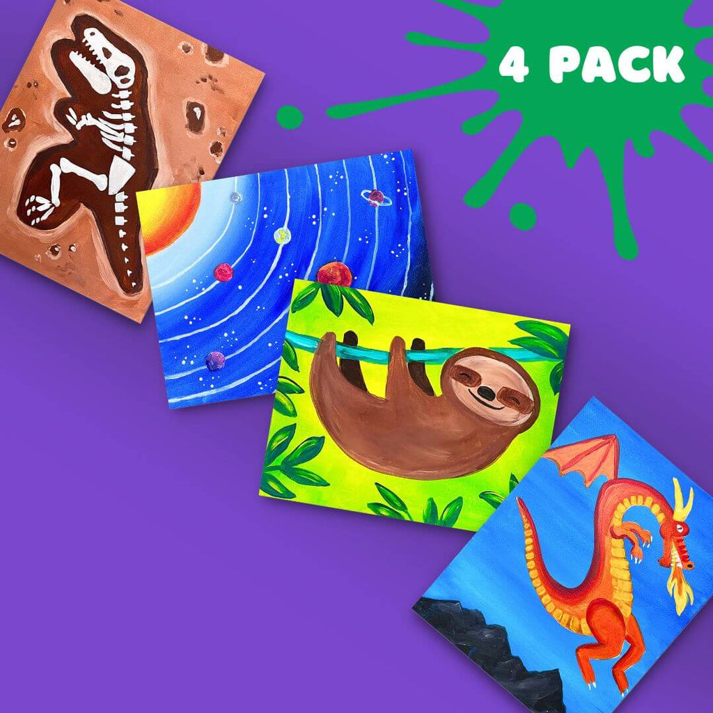 Epic Adventure Kids Acrylic Painting Bundle – Painting to Gogh