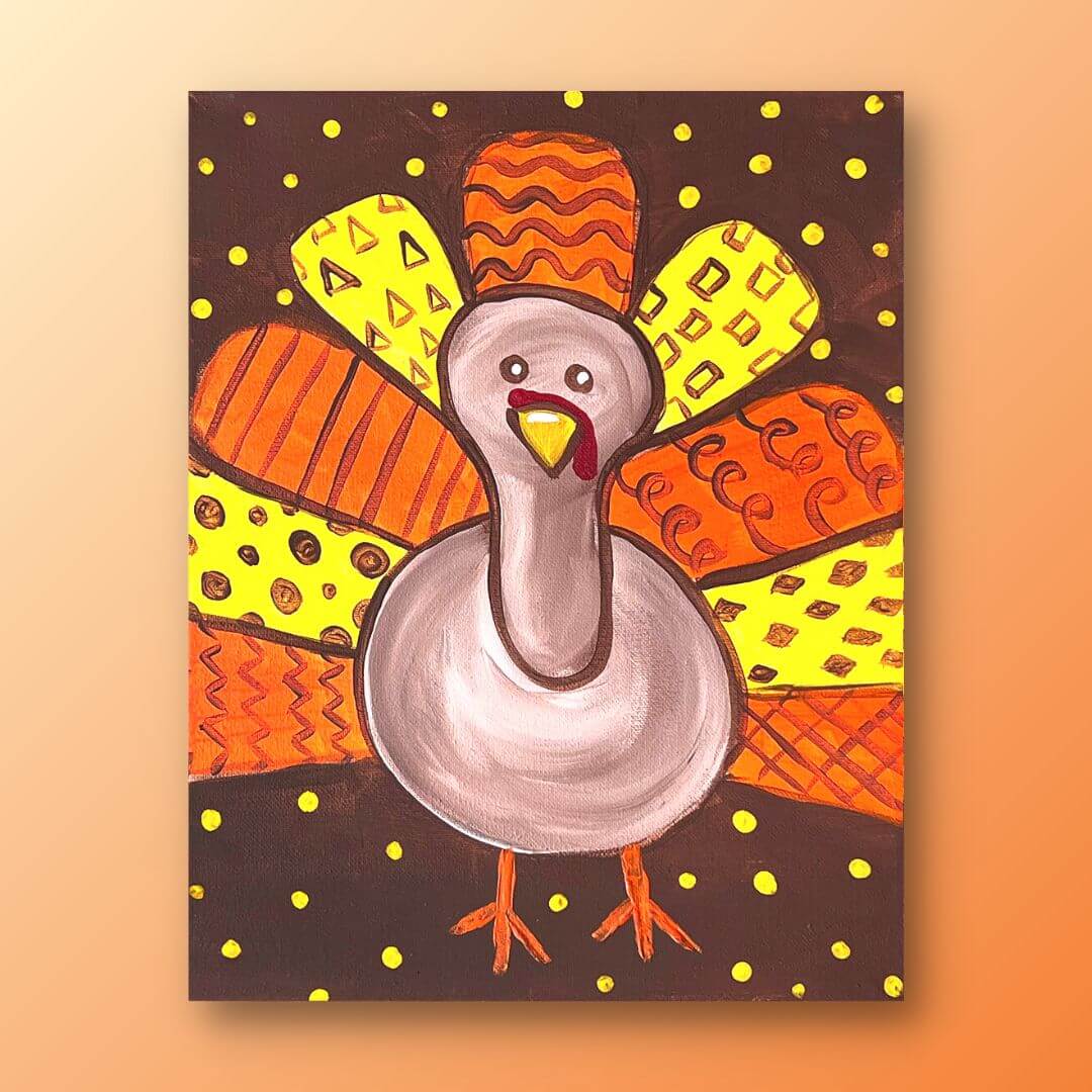 Gobble Gobble Kids Painting Kit – Painting to Gogh