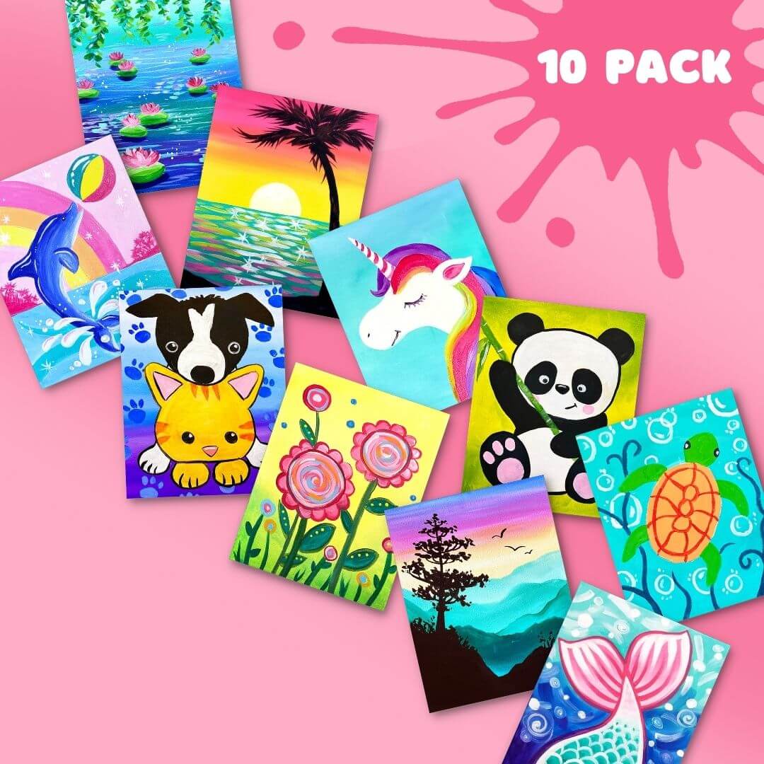 Paintapalooza Kids Acrylic Painting Bundle – Painting to Gogh