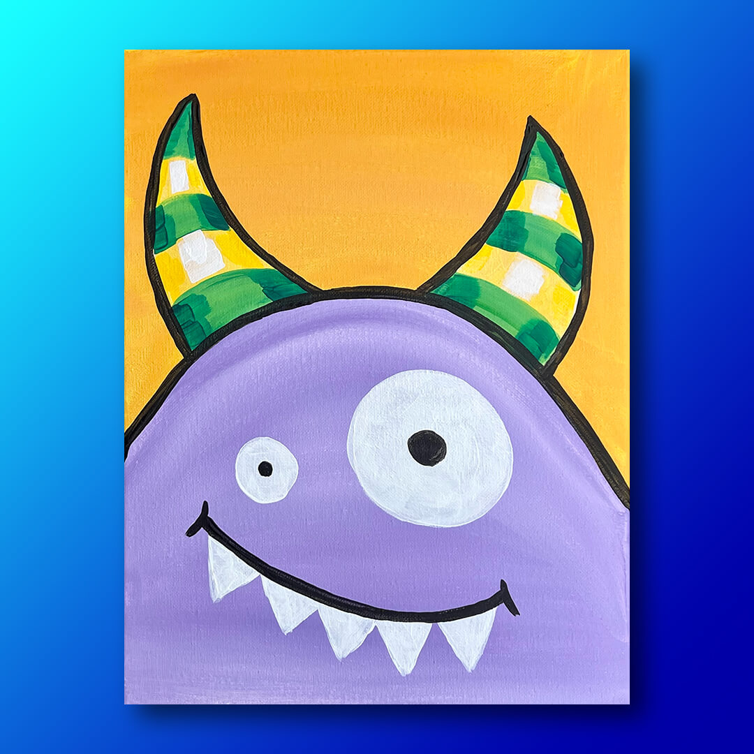 My Scary Silly Monster Kids Painting Kit – Painting to Gogh