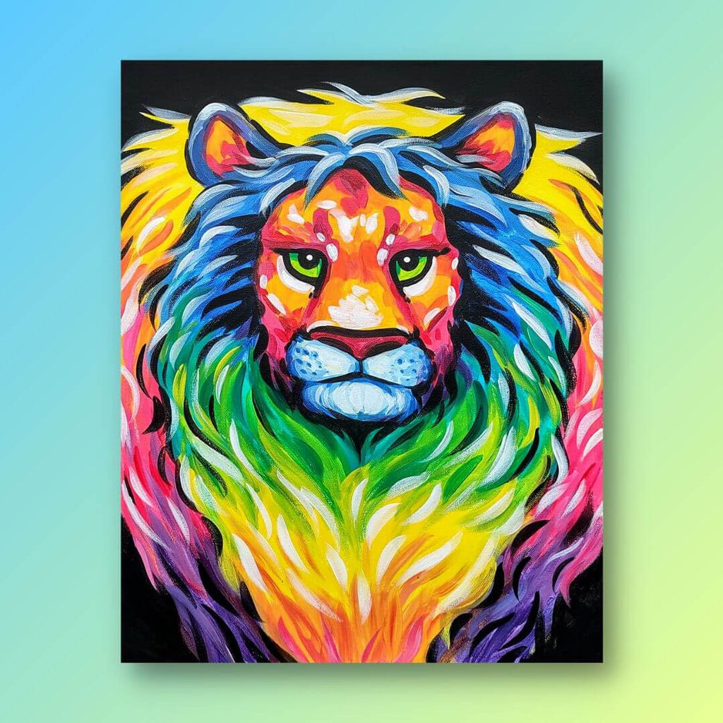Rainbow Roar Painting Kit – Painting to Gogh