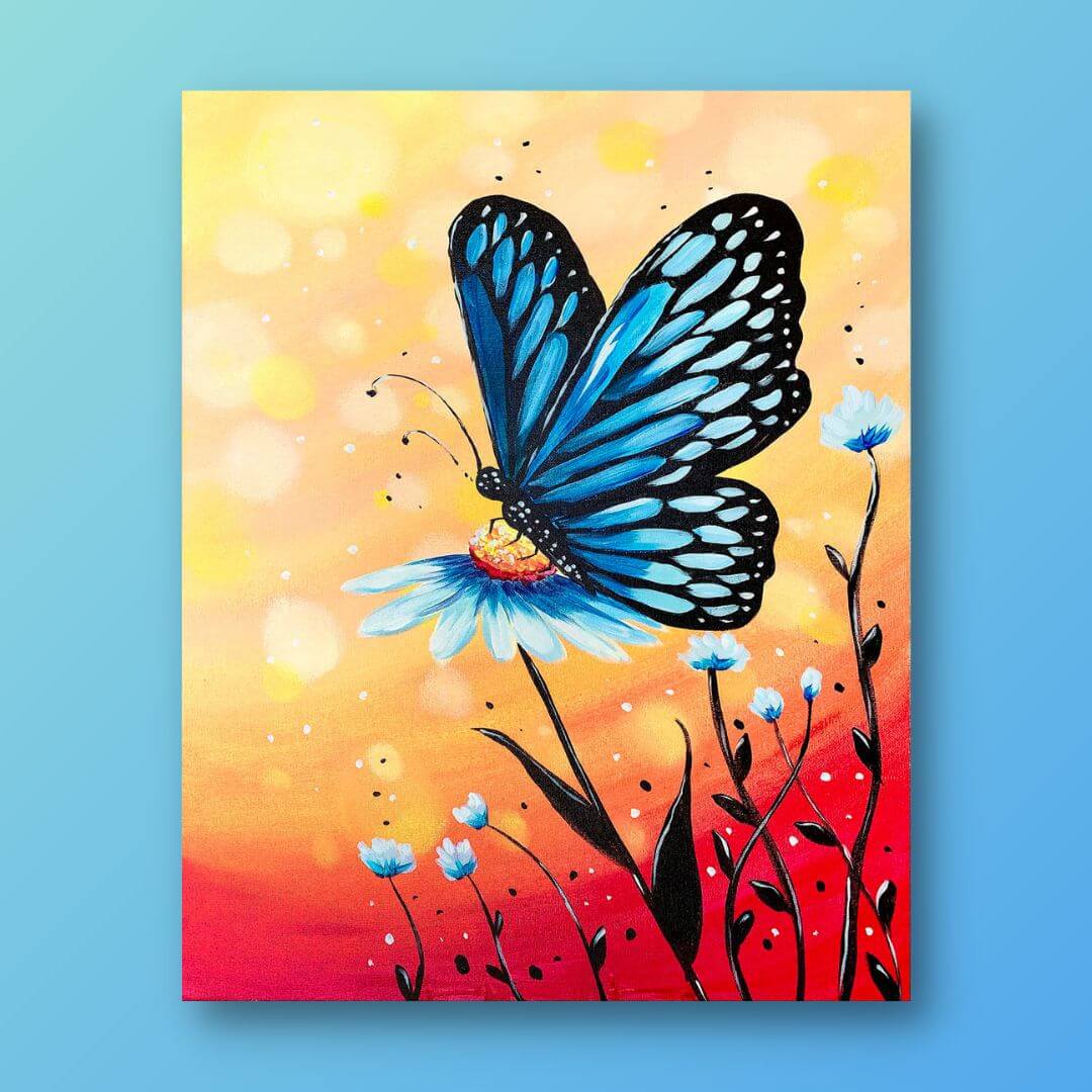 Simple Butterfly Paintings