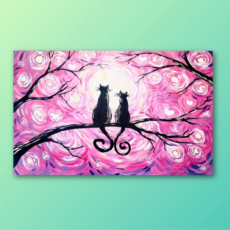 Starry Eyed For You Date Night Painting Kit – Painting to Gogh