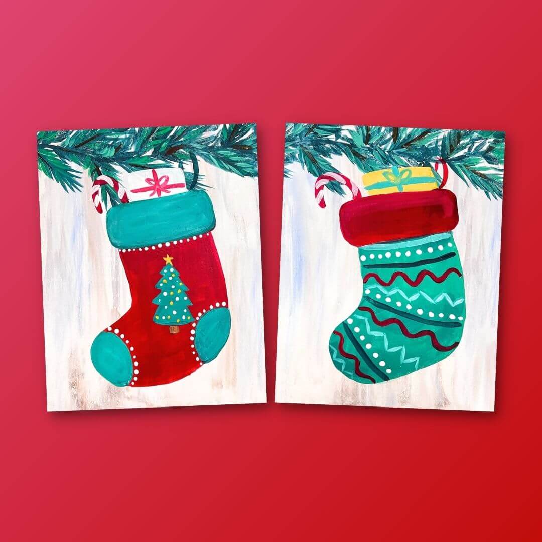 Stocking Surprises Kids Painting Kit – Painting to Gogh