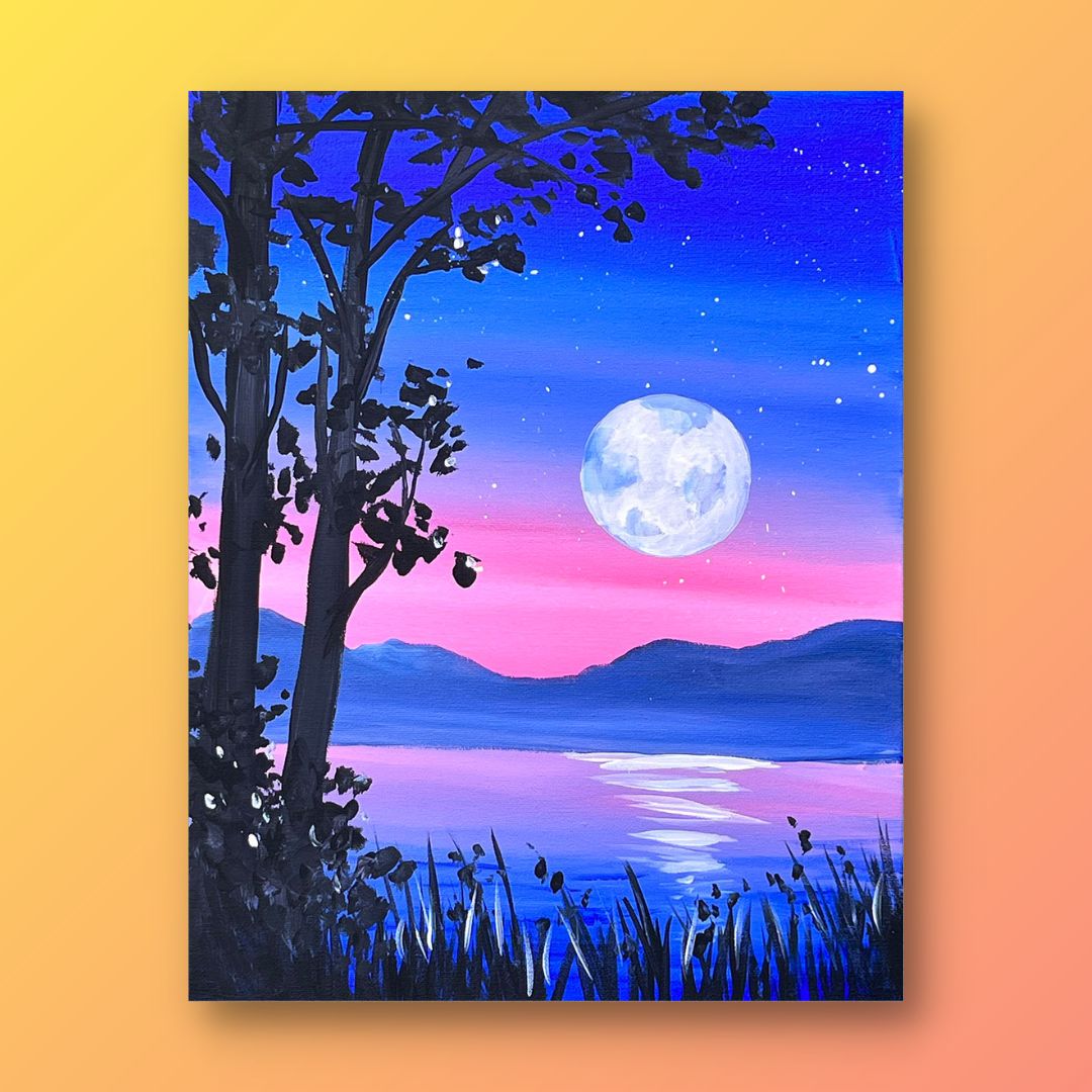 Twilight Moonrise Painting Kit – Painting to Gogh