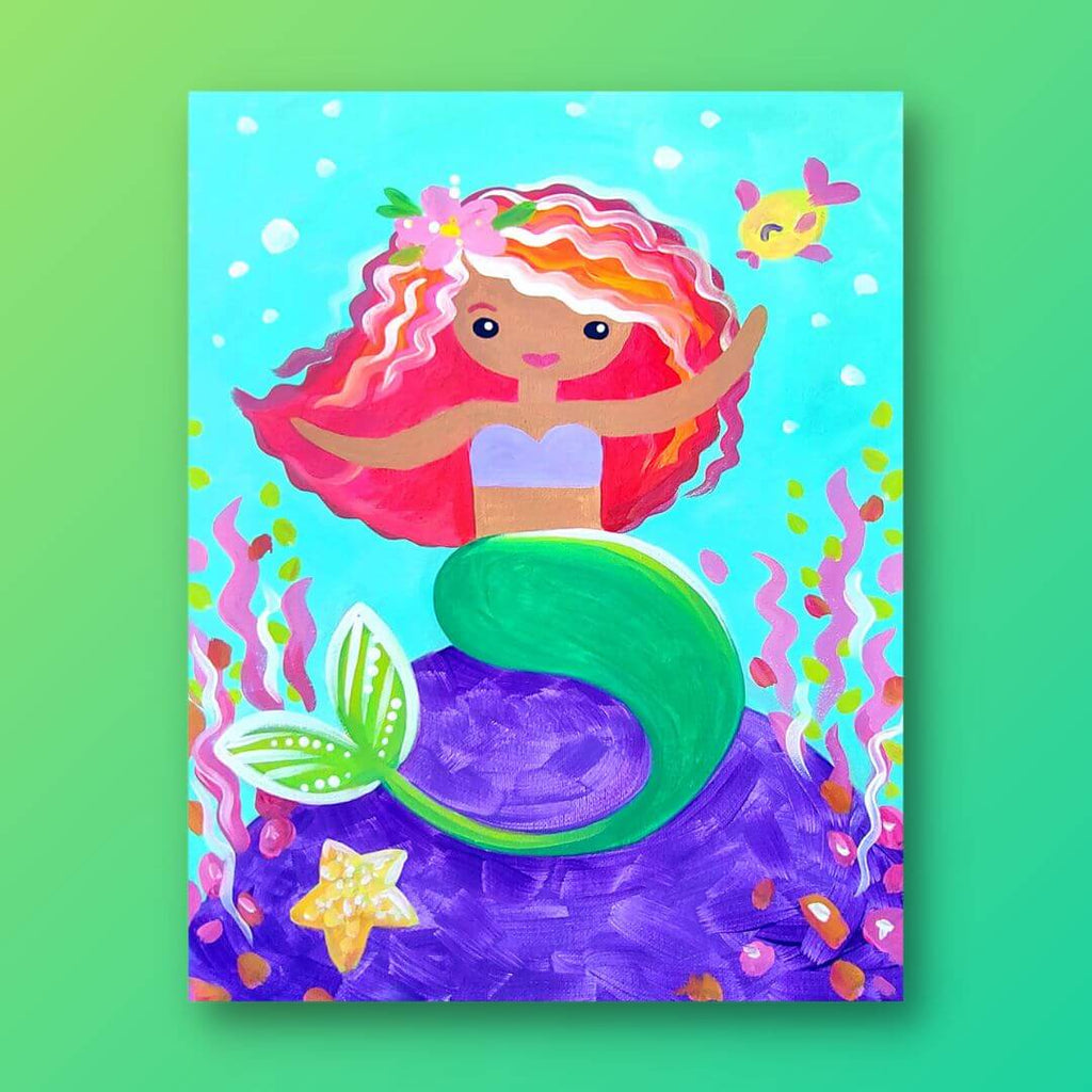 Under the Sea Kids Art Kit & Painting Tutorial – Painting to Gogh
