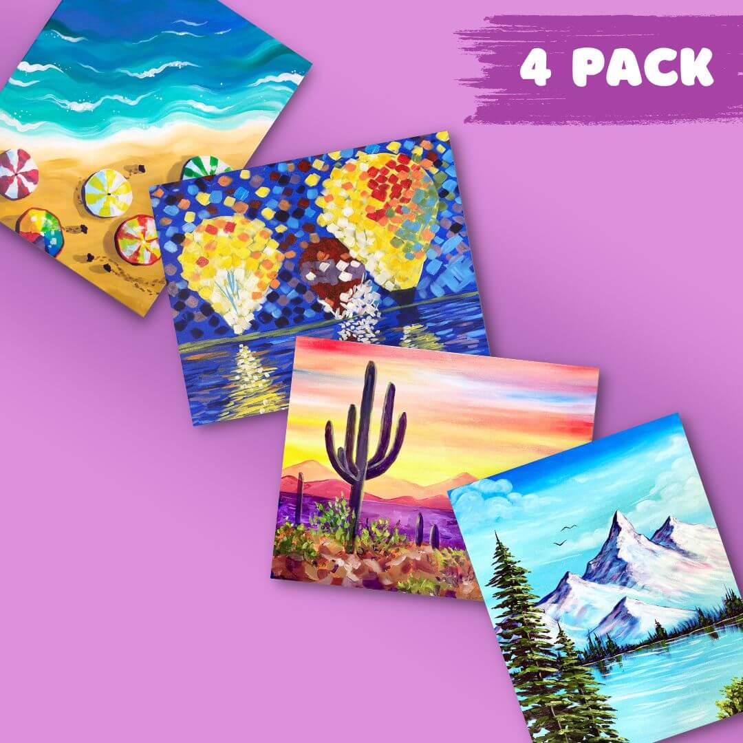 Wanderlust Acrylic Painting Bundle – Painting to Gogh