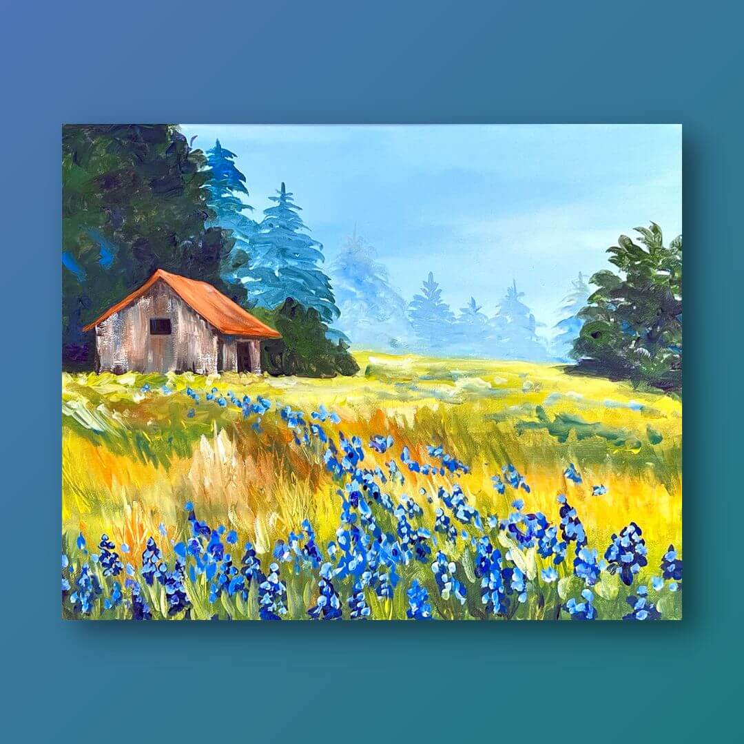 Wildflower Meadow Painting Kit – Painting to Gogh