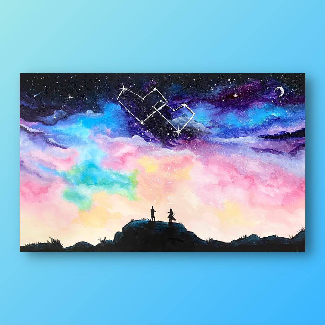 You're My North Star Date Night Painting Kit – Painting to Gogh