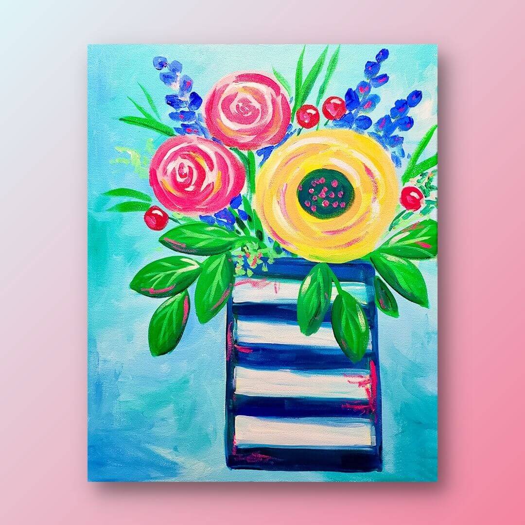 Cheerful Bouquet Painting Kit – Painting to Gogh