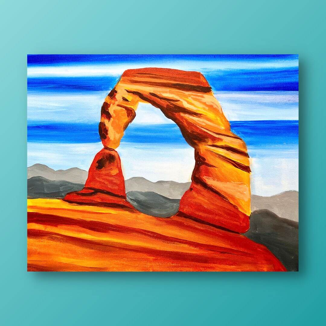 Delicate Arch Painting Kit – Painting to Gogh