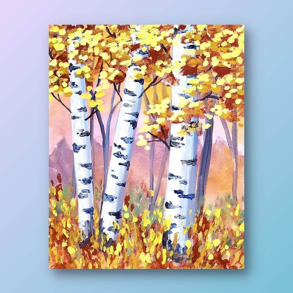 Painting Fall Trees Acrylic