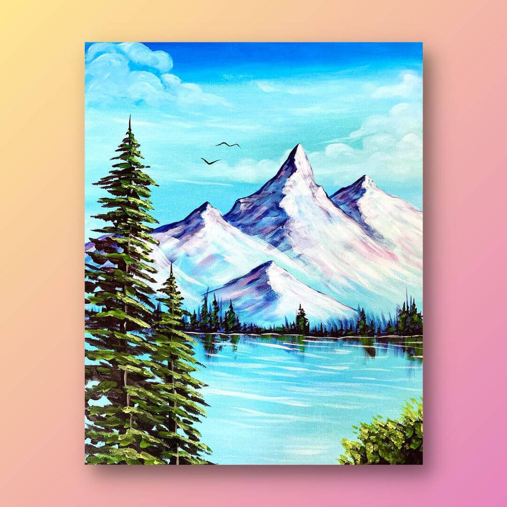 Easy Acrylic Paintings Of Mountains Advice Needed. Something About My