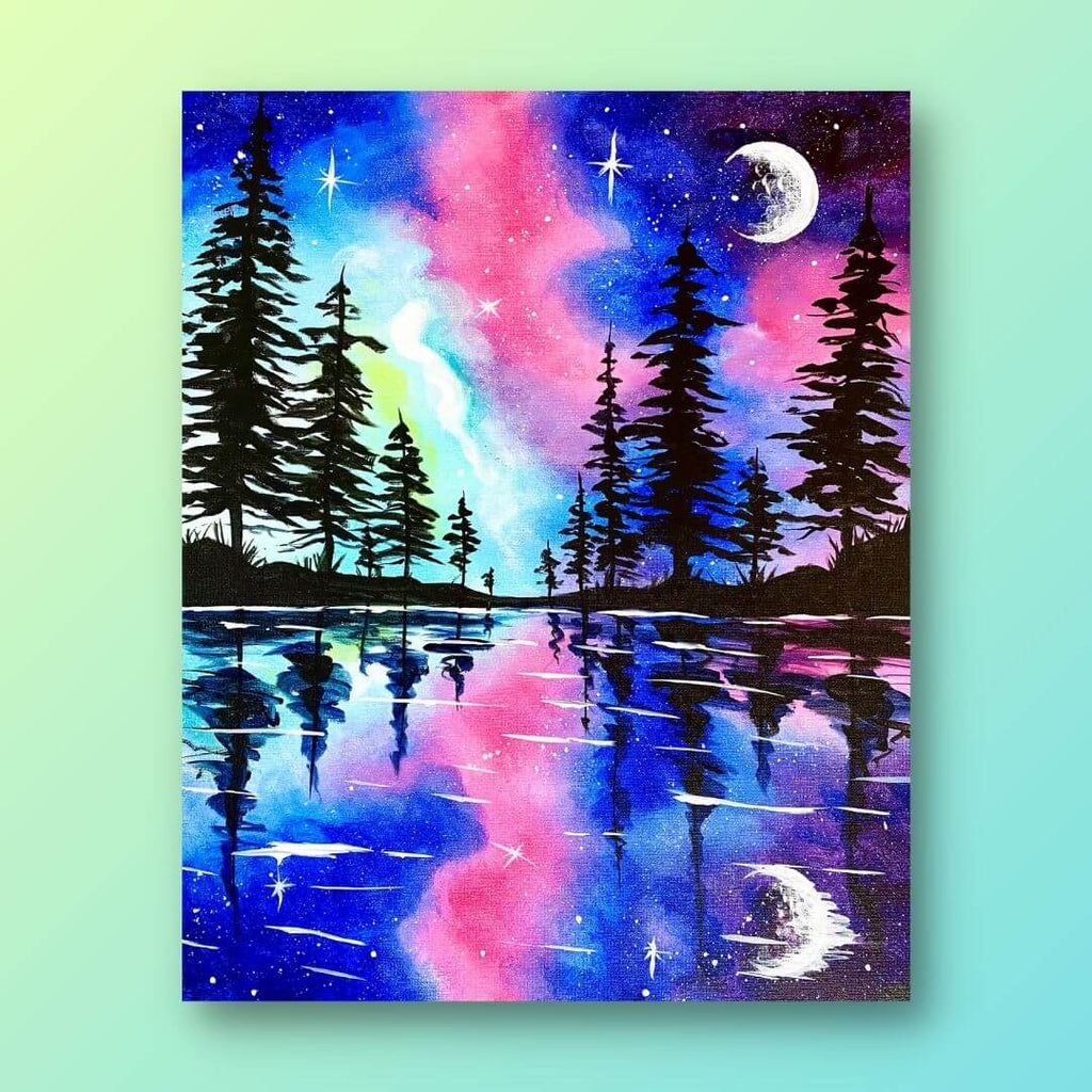 Pine Tree Galaxy Painting Kit – Painting to Gogh