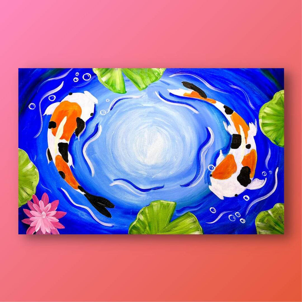 Simple Koi Painting