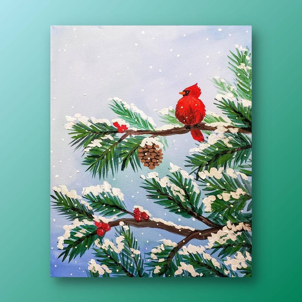Red Cardinal Painting Kit – Painting to Gogh
