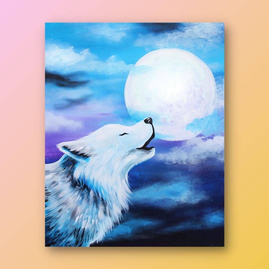 Midnight Howl Painting Kit – Painting to Gogh